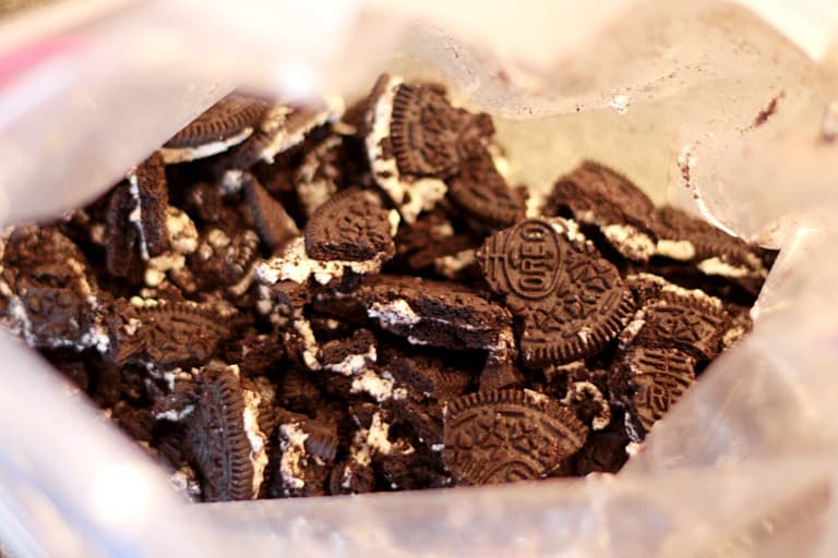 Oreo Brownies With Buttercream Frosting • Love From The Oven