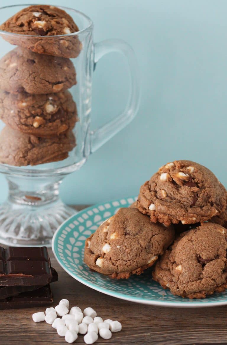 Hot Cocoa Cookies Made With Hot Chocolate Mix
