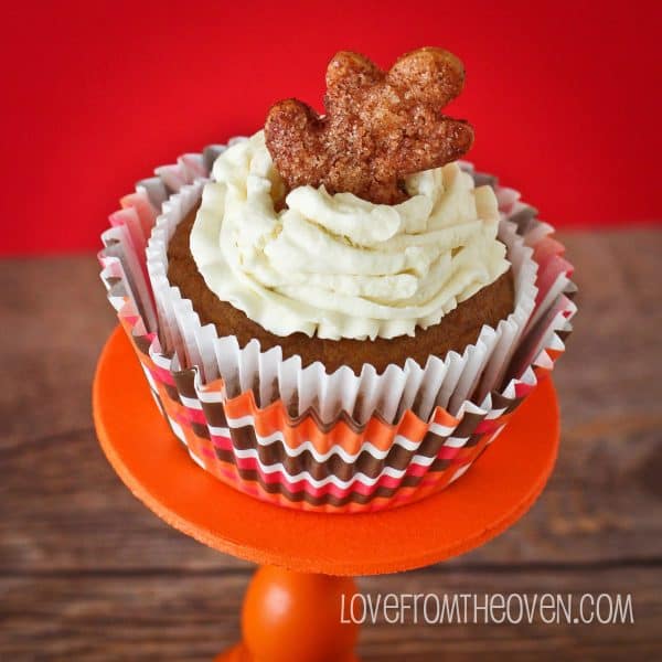 Pumpkin Pie Cupcakes • Love From The Oven
