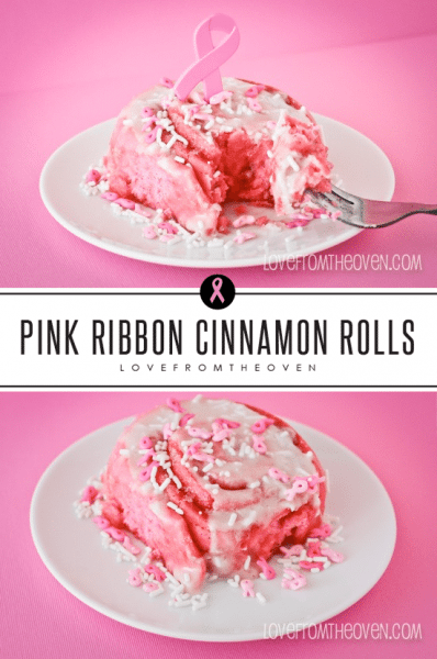 Pink Cinnamon Rolls • Love From The Oven