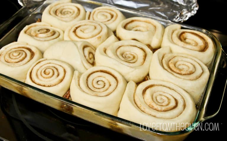 Caramel Pecan Rolls • Love From The Oven