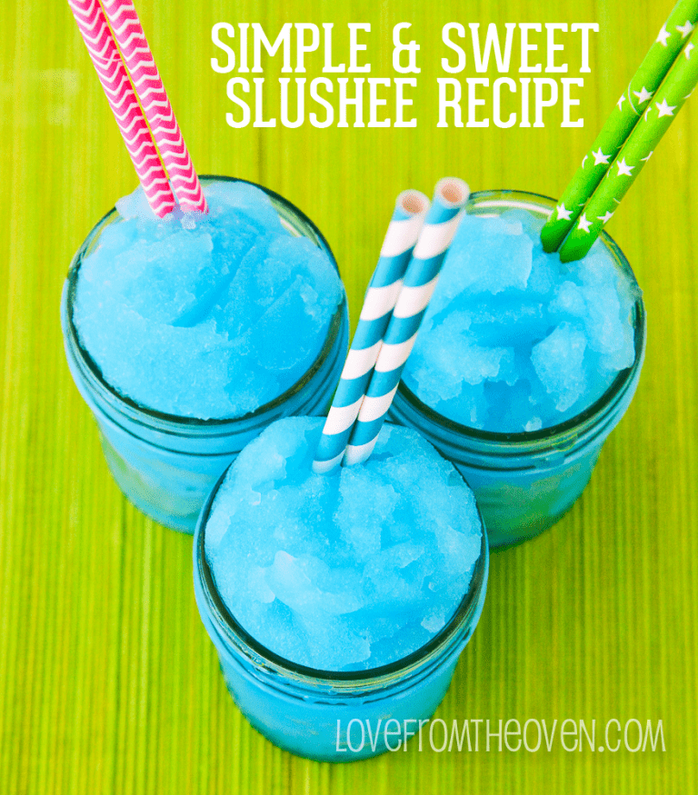 Easy Homemade Slushee Recipe • Love From The Oven