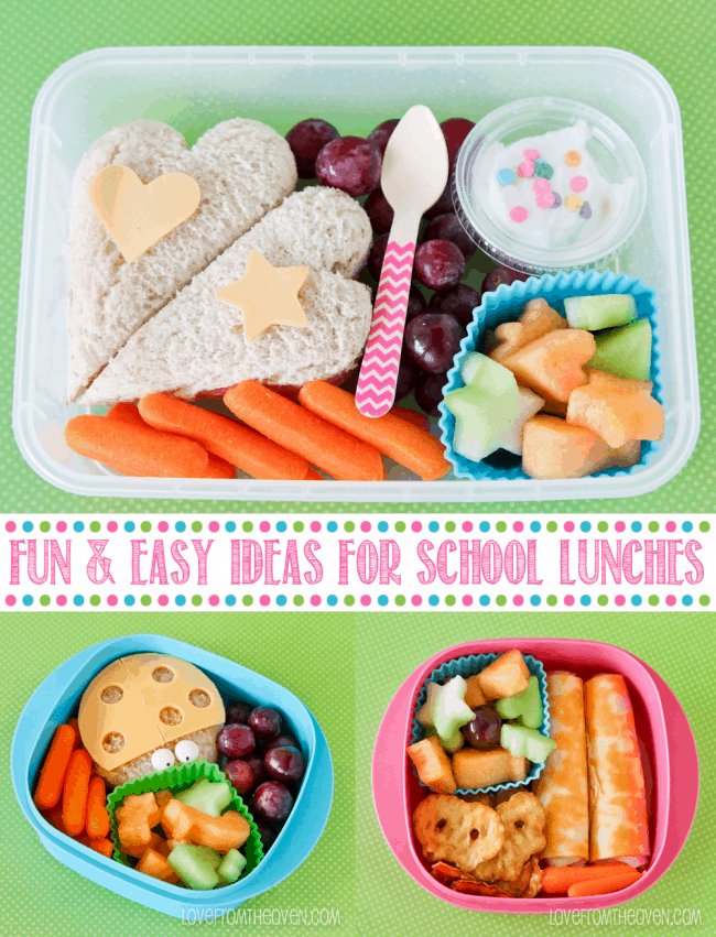 50 Tips, Tricks and Ideas For Packing Great School Lunches • Love From ...