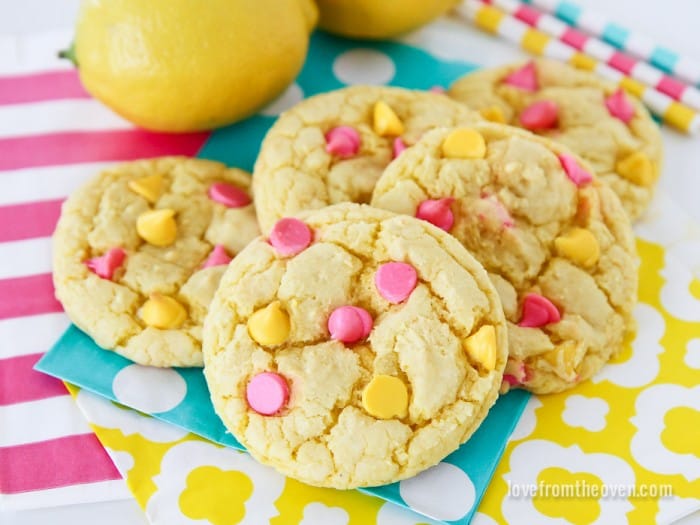 Lemon Cookies • Love From The Oven