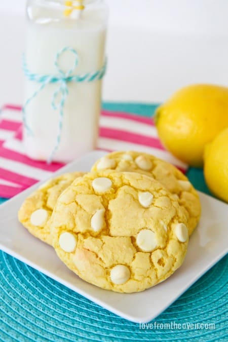Lemon Cookies • Love From The Oven