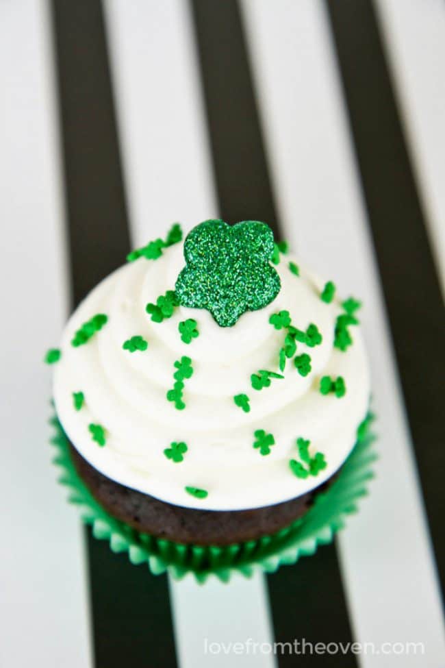 St Patrick's Day Cupcakes • Love From The Oven