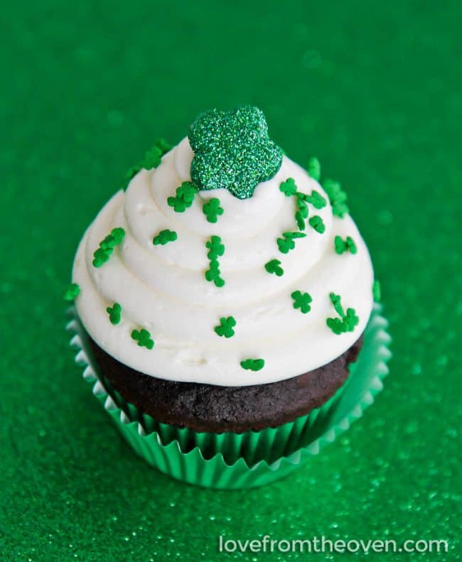 St Patrick's Day Cupcakes • Love From The Oven