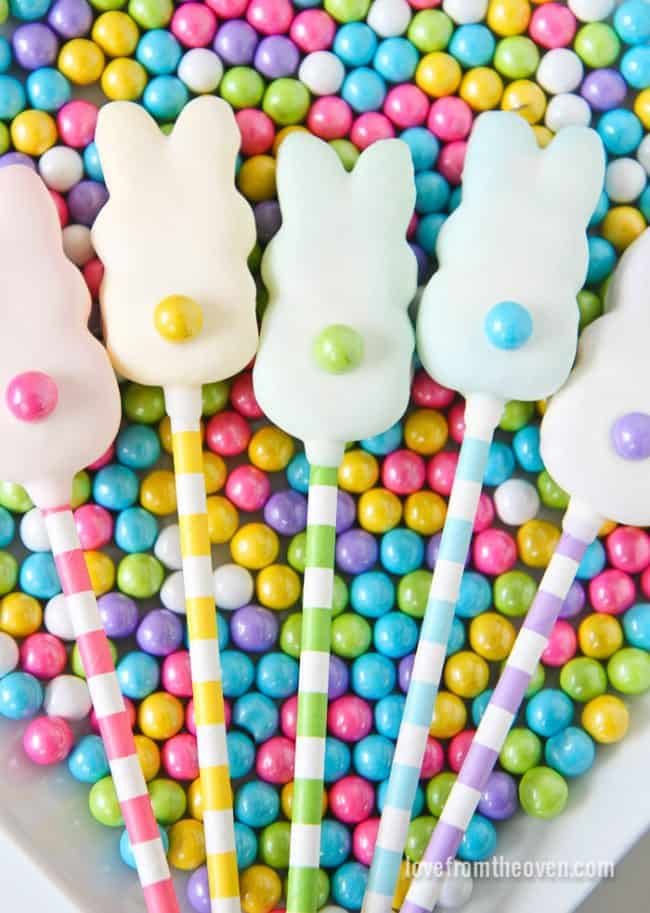 Easter Peeps Pops • Love From The Oven
