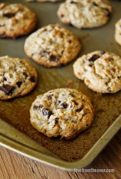 Chocolate Chip Treasure Cookies • Love From The Oven