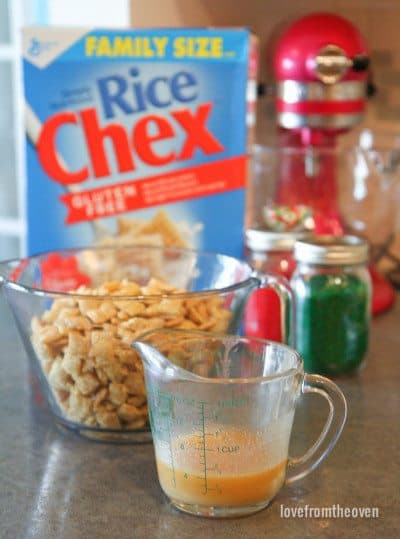 Sugar Cookie Christmas Chex Mix • Love From The Oven