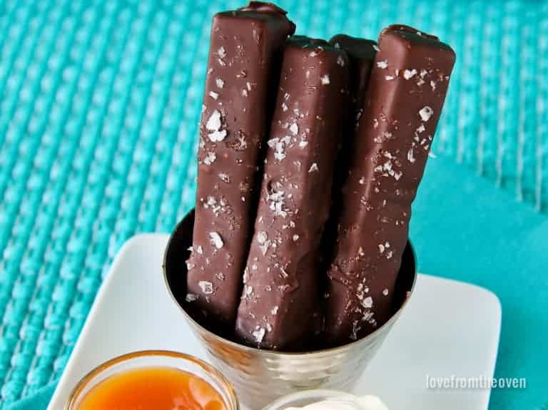 Chocolate Fruffles Brownie Truffle Fries • Love From The Oven