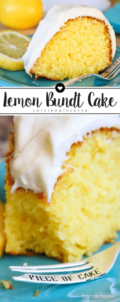 Deliciously Easy Lemon Bundt Cake - Love From The Oven