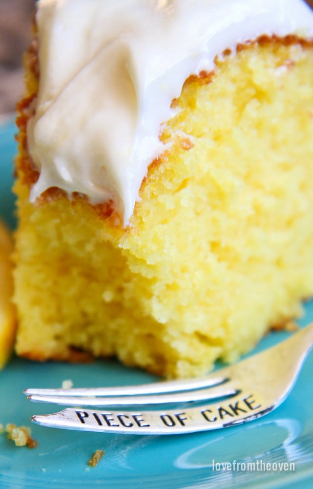 Deliciously Easy Lemon Bundt Cake - Love From The Oven