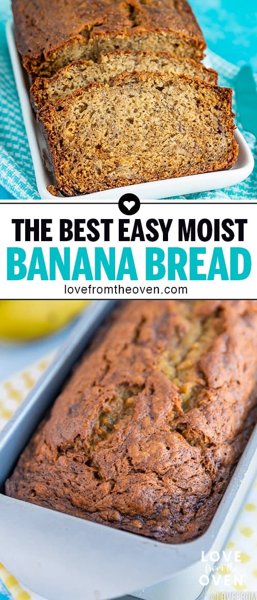 How To Make Moist Banana Bread • Love From The Oven