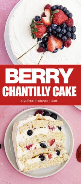 Chantilly Cake Recipe • Love From The Oven