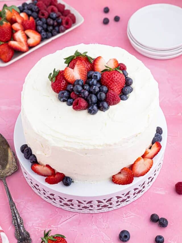 Chantilly Berry Cake Recipe Story • Love From The Oven