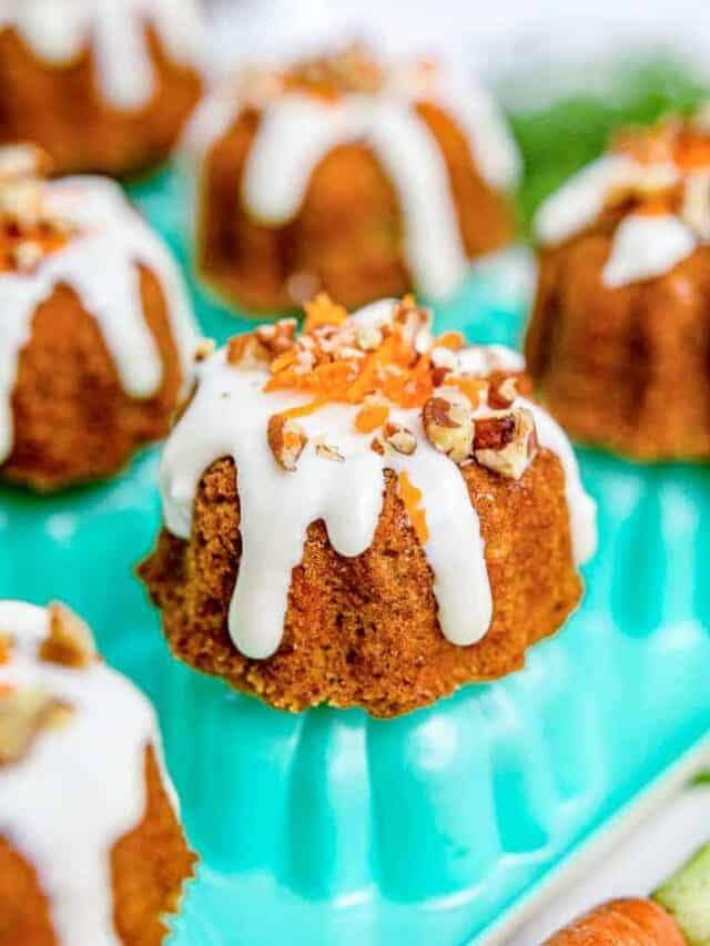 Mini Carrot Cakes Recipe Story • Love From The Oven