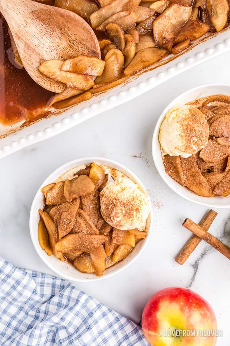 Baked Cinnamon Apples • Love From The Oven