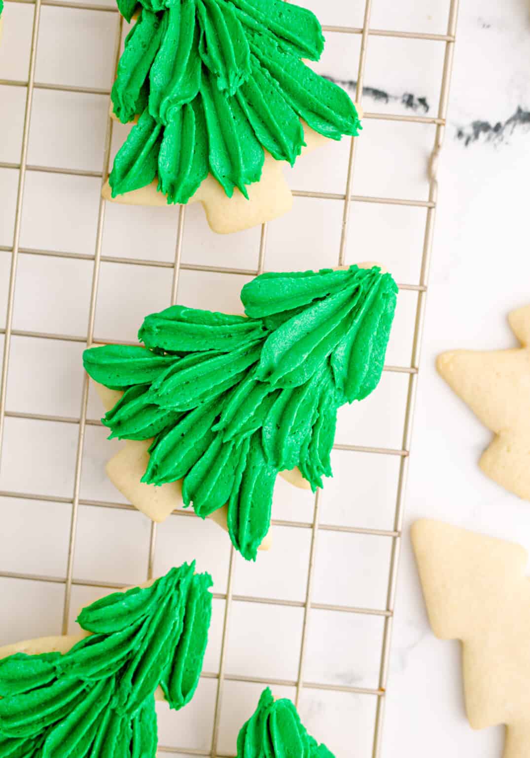 Christmas Tree Sugar Cookies • Love From The Oven
