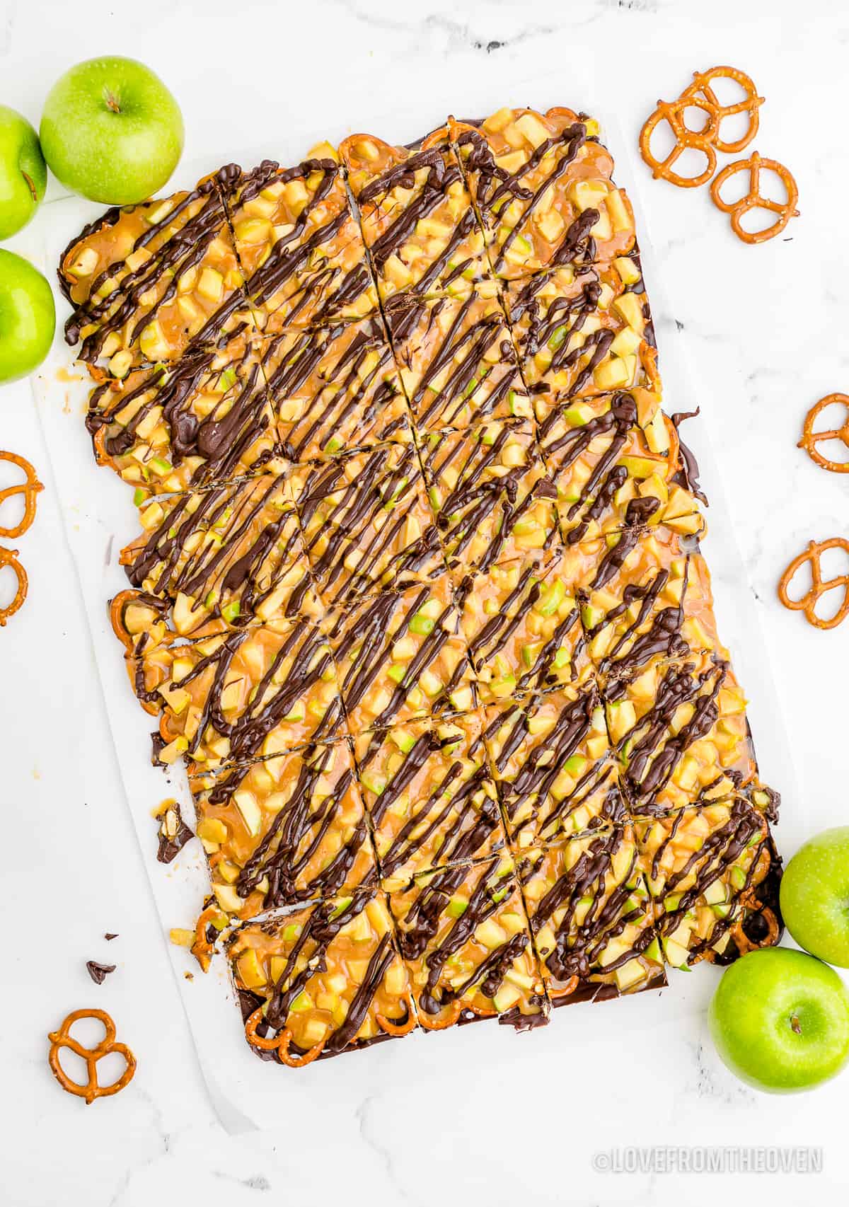 Caramel Apple Bark • Love From The Oven