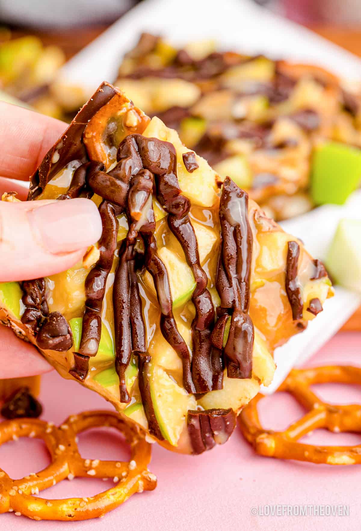 Caramel Apple Bark • Love From The Oven