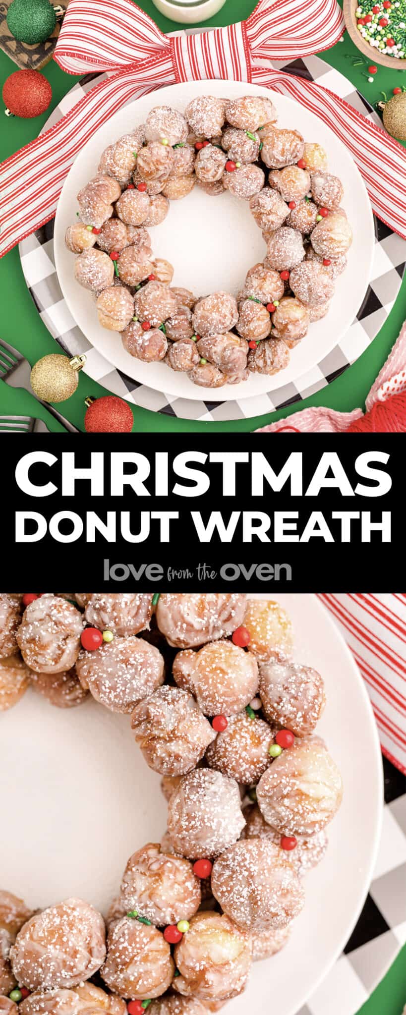 Christmas Donut Wreath