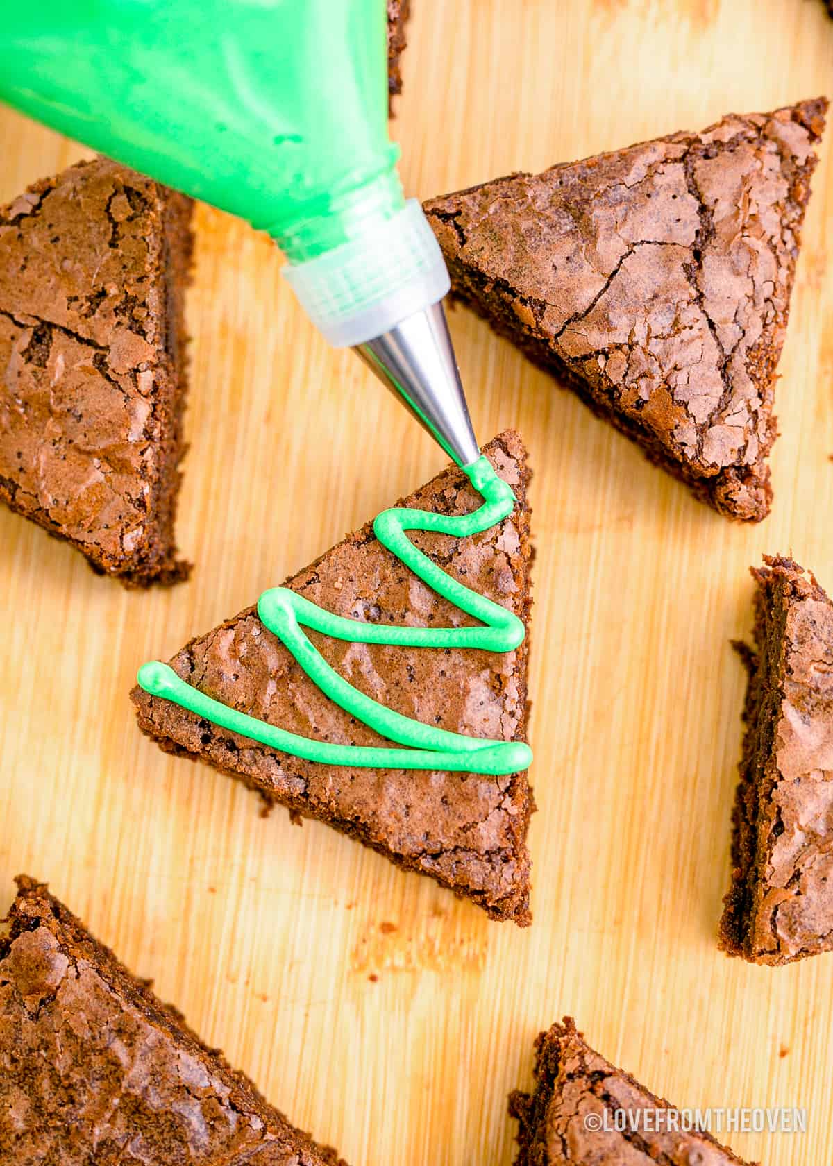 Christmas Tree Brownies
