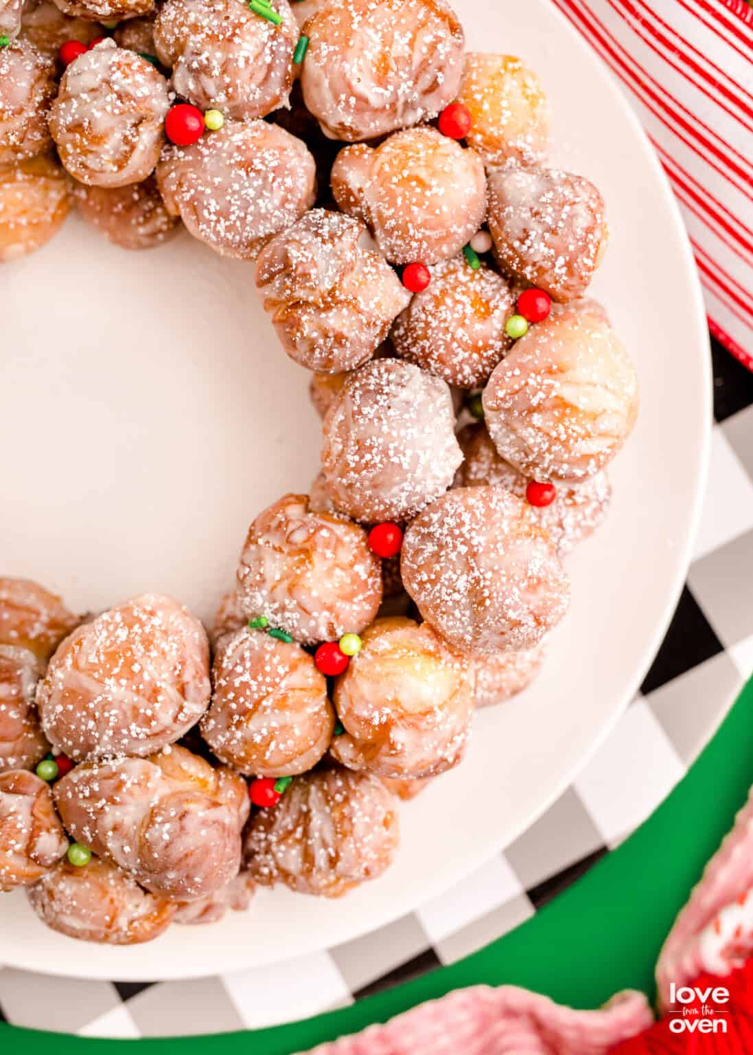 Christmas Donut Wreath