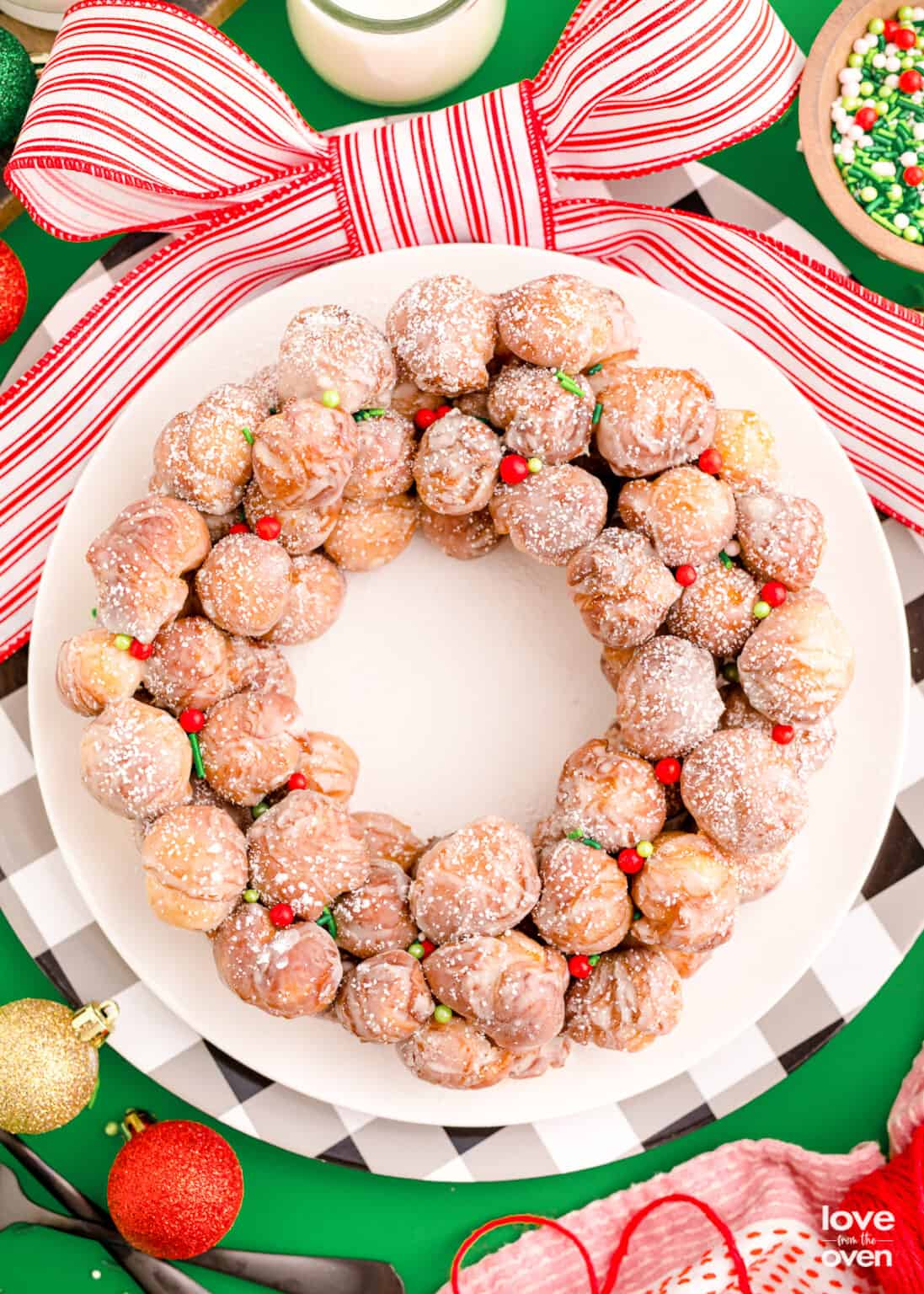 Christmas Donut Wreath