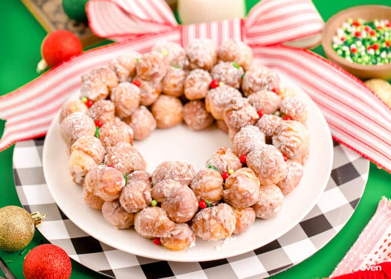 Christmas Donut Wreath