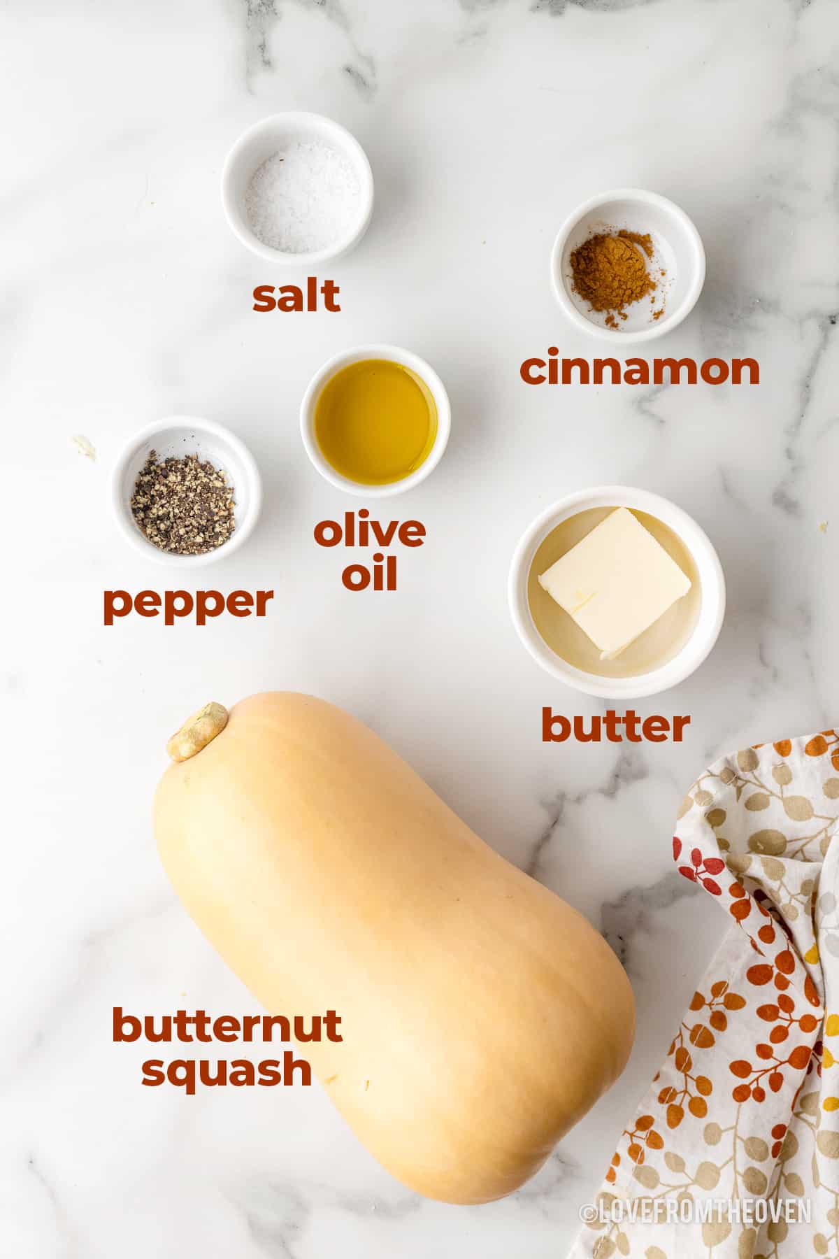 Mashed Butternut Squash • Love From The Oven