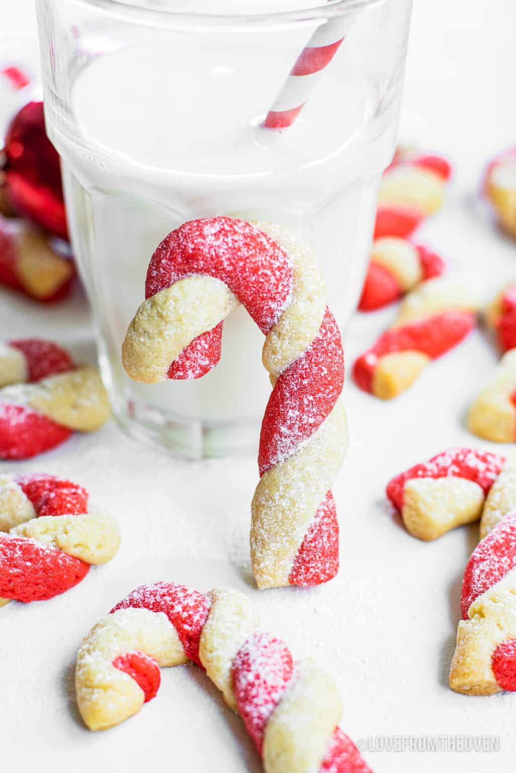 Candy Cane Cookies • Love From The Oven