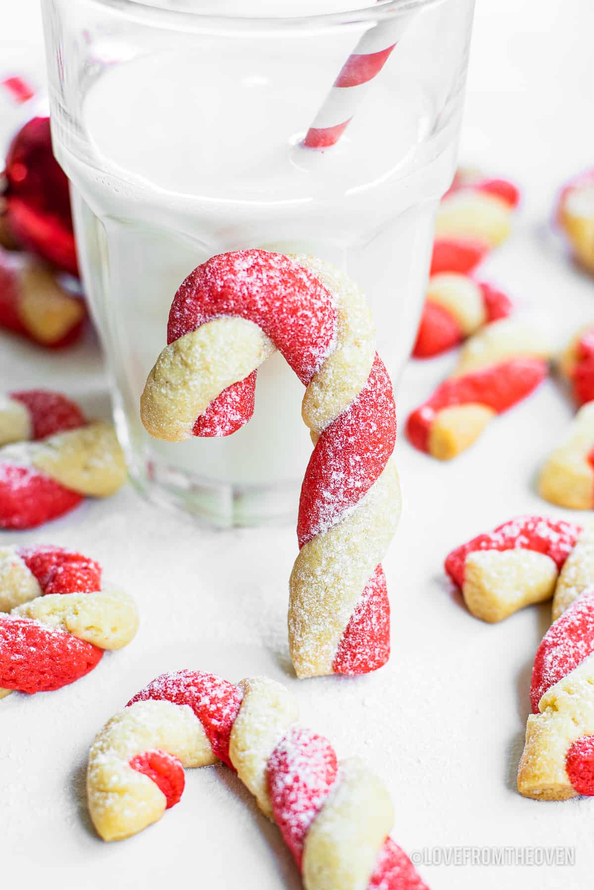 Candy Cane Cookies • Love From The Oven