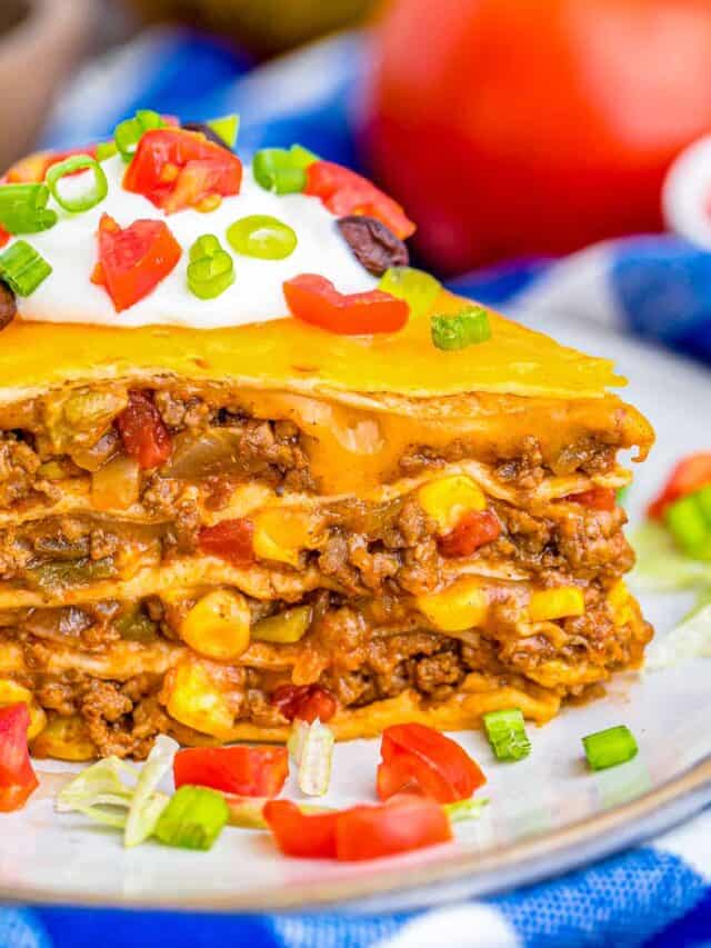 Taco Pie Recipe Story • Love From The Oven