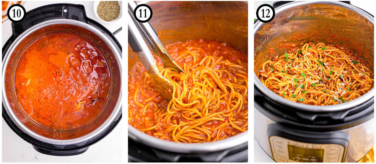 Instant Pot Spaghetti Recipe • Love From The Oven