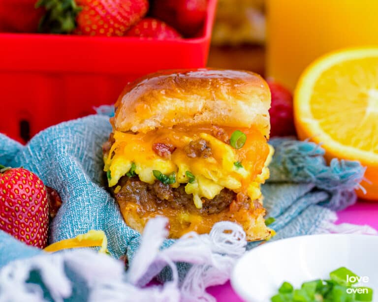Breakfast Sliders • Love From The Oven