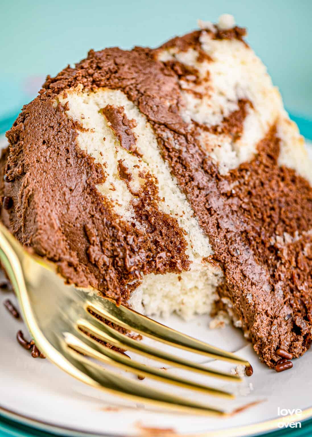 Marble Cake Recipe • Love From The Oven