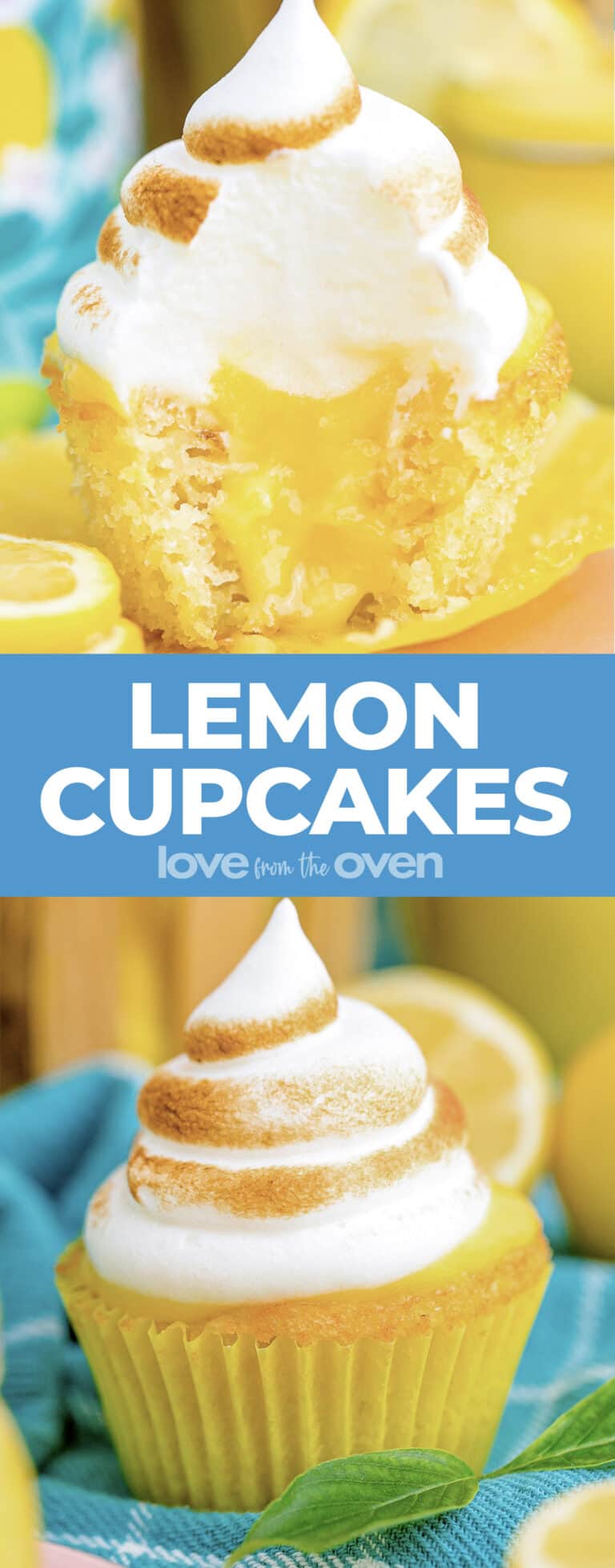 Lemon Cupcake Recipe • Love From The Oven