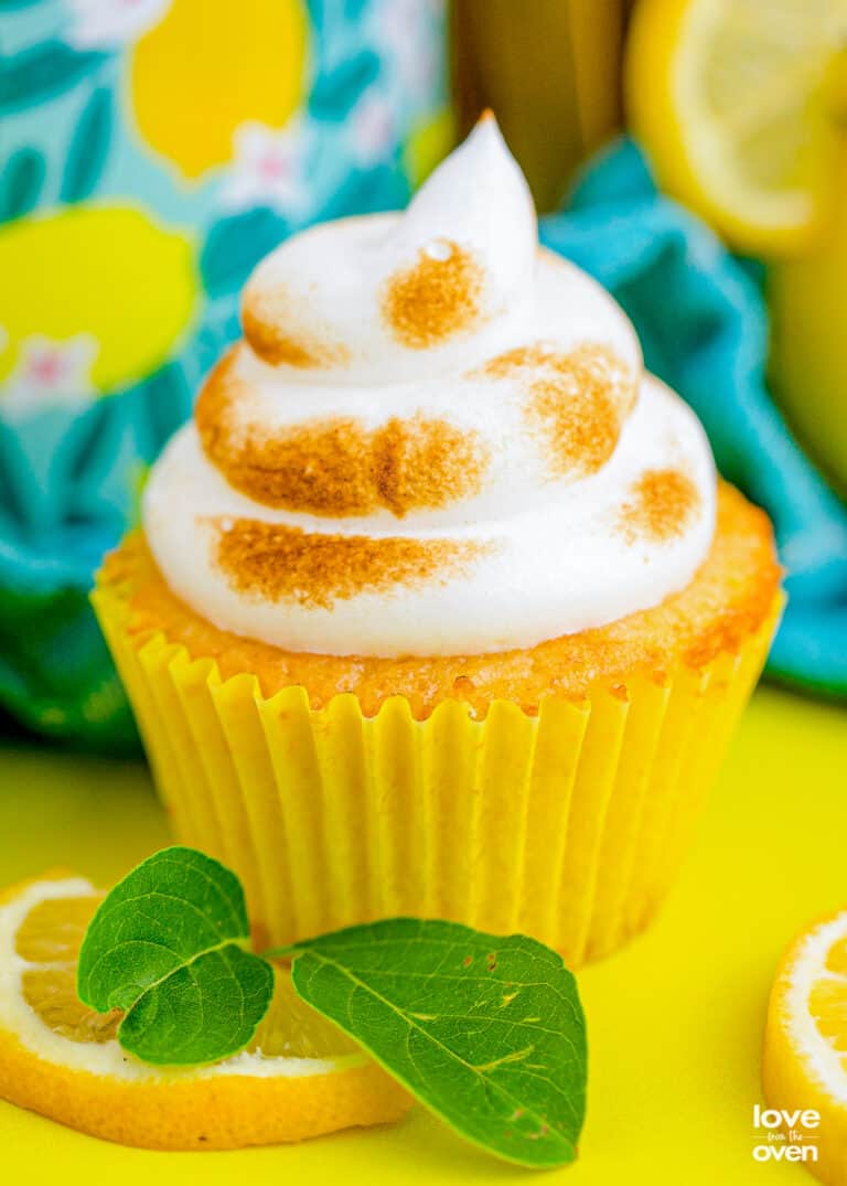 Lemon Cupcake Recipe • Love From The Oven