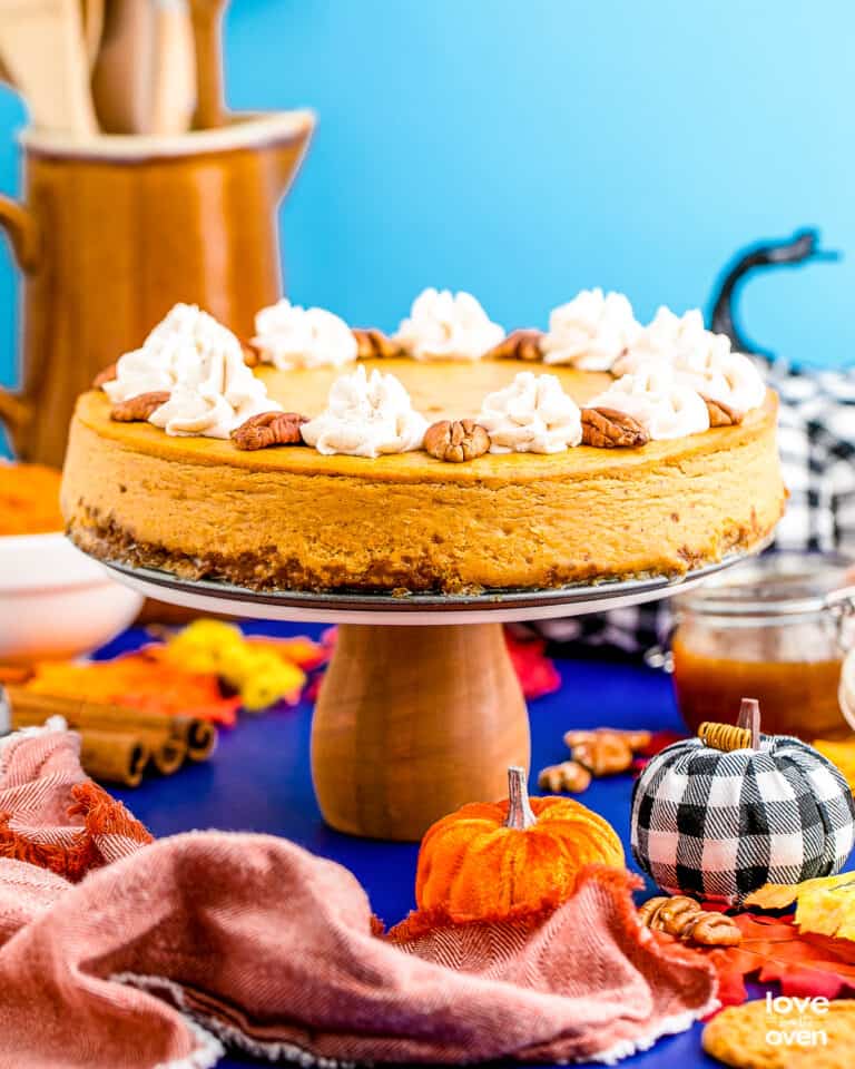 Pumpkin Cheesecake • Love From The Oven