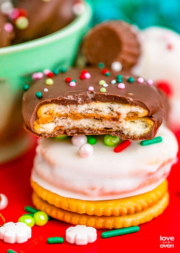 Chocolate Covered Ritz Crackers • Love From The Oven