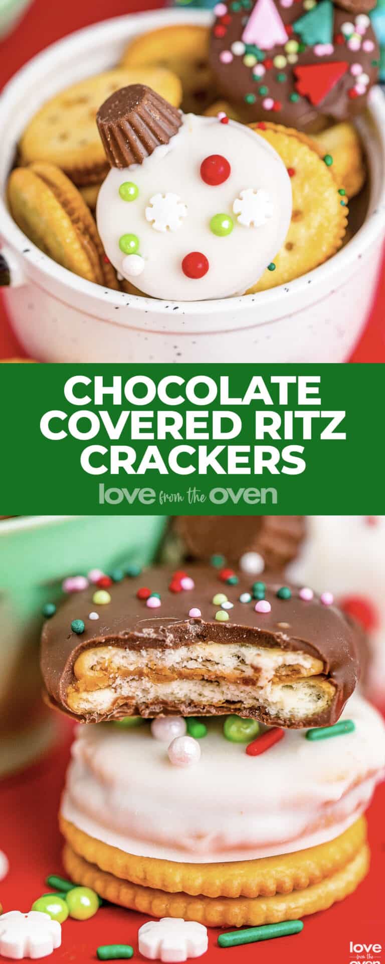 Chocolate Covered Ritz Crackers • Love From The Oven