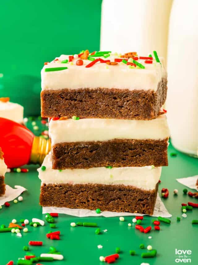 Gingerbread Bars Story • Love From The Oven