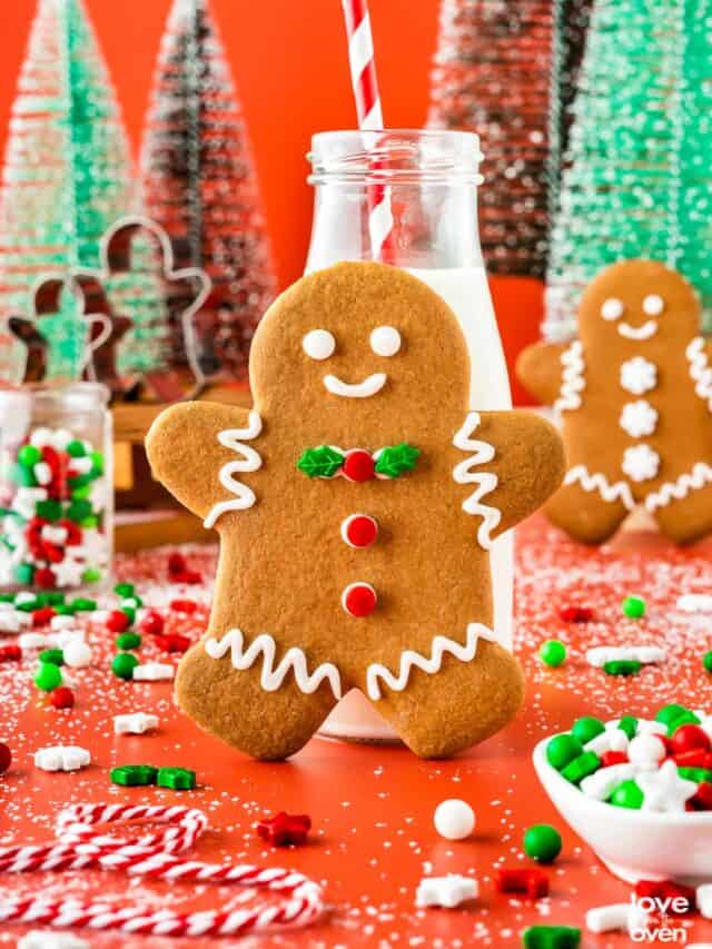 Gingerbread Man Cookies Story • Love From The Oven