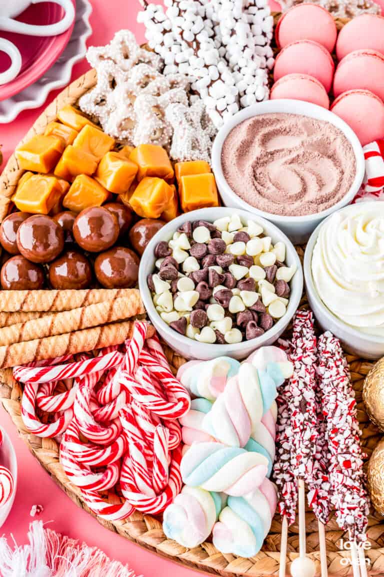 Hot Chocolate Charcuterie Board • Love From The Oven