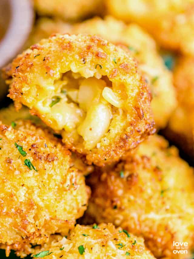 Mac and Cheese Bites • Love From The Oven