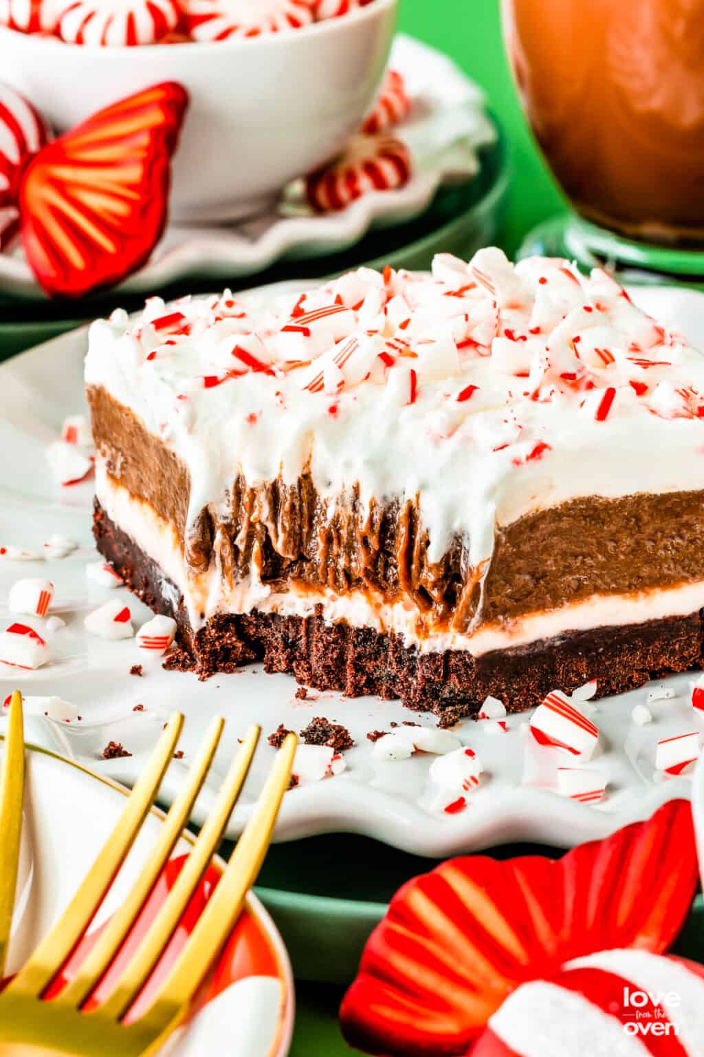 Chocolate Striped Delight • Love From The Oven