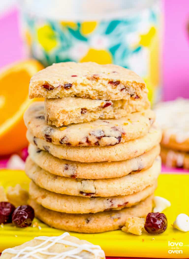 Orange Cranberry Cookies • Love From The Oven