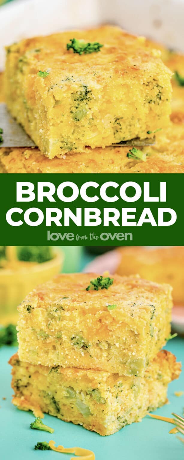 Broccoli Cornbread • Love From The Oven