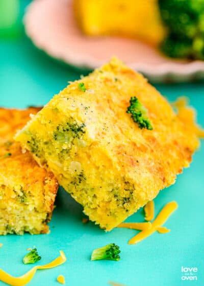 Broccoli Cornbread • Love From The Oven